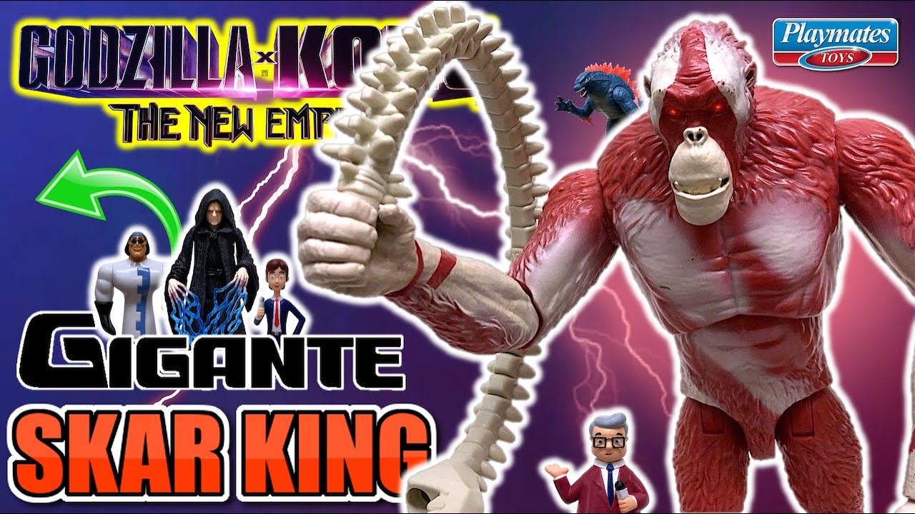 SKAR KING GIGANTE con Whipslash - Godzilla X Kong: El Nuevo Imperio ...