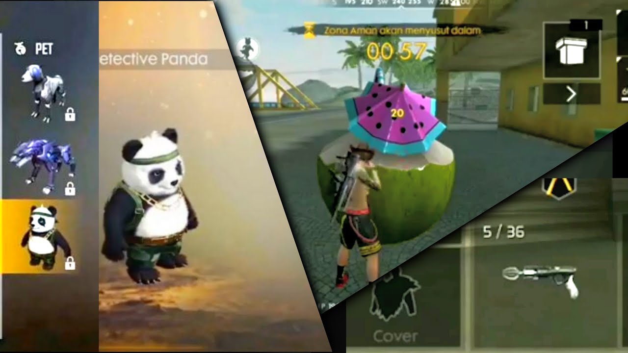 Free Fire PANDA nueva actualizacion ?😱 (SOY MANCO CON LA ESCOPETA)M1014 ...