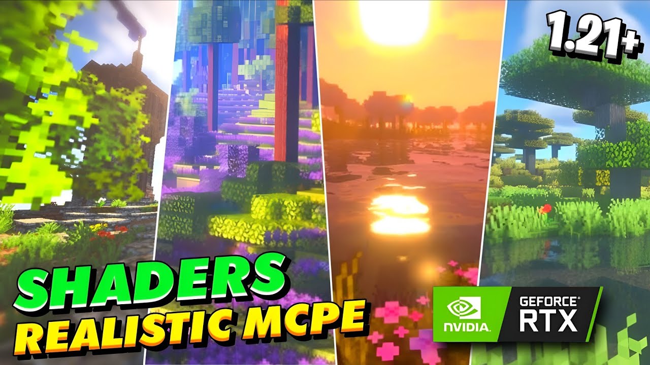 Insane Minecraft Shader 🤯 | Ultra Vibrant Graphics Pack | 1.21.100 MCPE ...