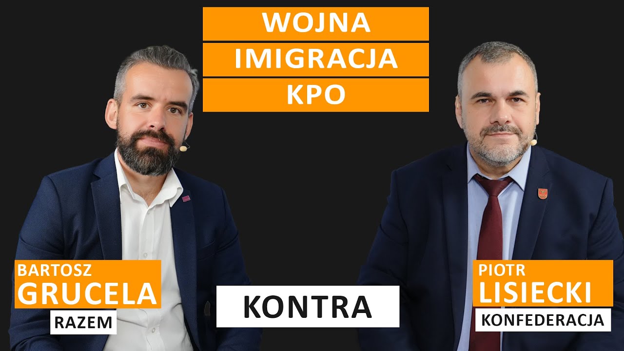 Ukraina, imigranci i KPO. Dyskutują Piotr Lisiecki (Konfederacja) i ...