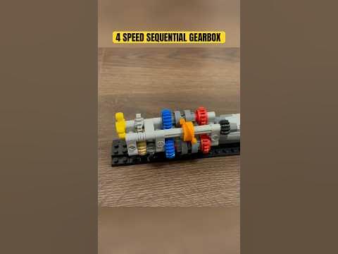 LEGO Technic Simple 4 Speed Sequential Gearbox Test - YouTube
