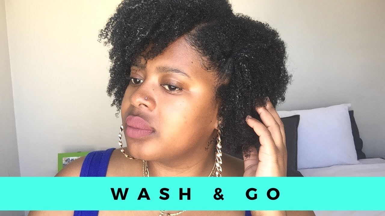My Wash 'n Go on Type 4C Natural Hair ft Aunt Jackie’s| South African ...