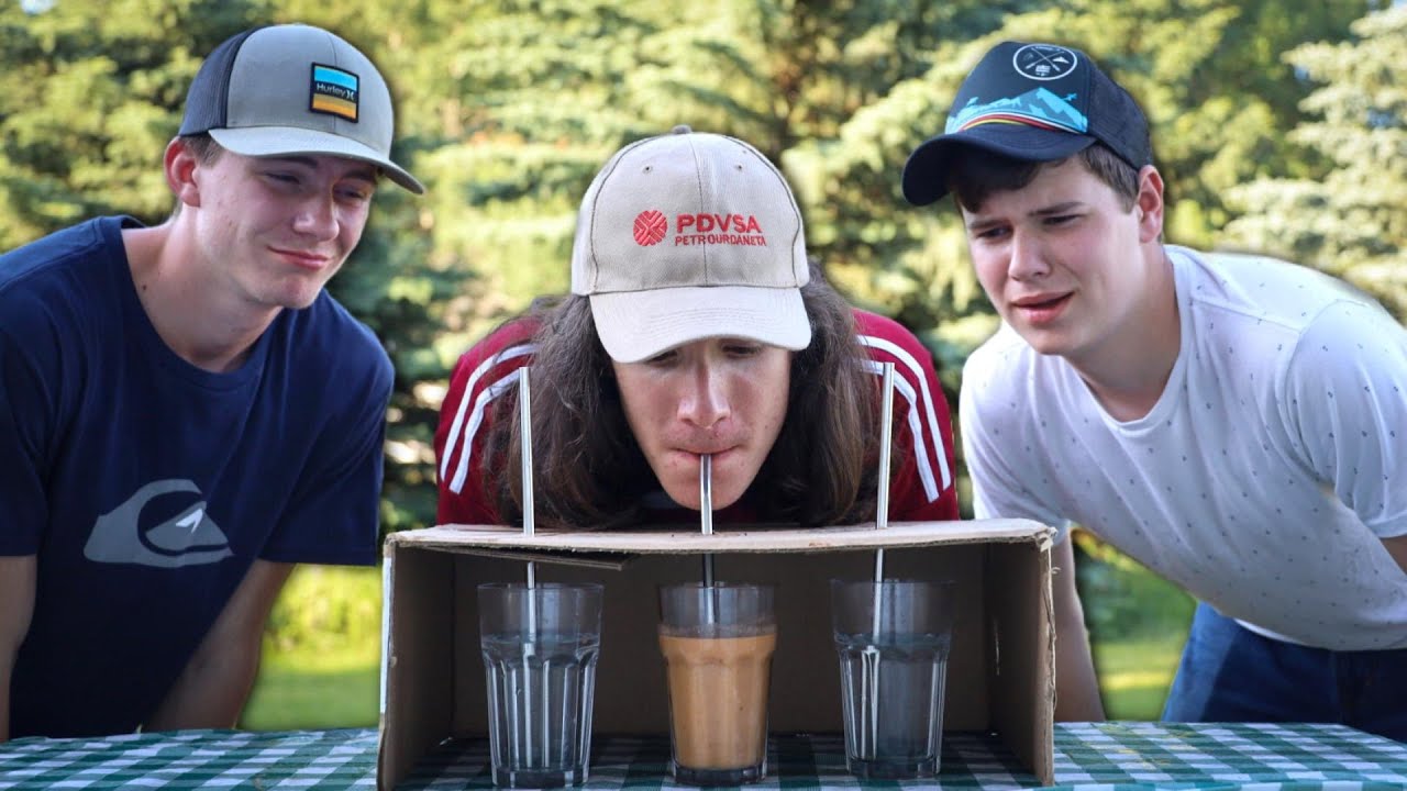 Don't Choose The Wrong Straw Challenge - YouTube