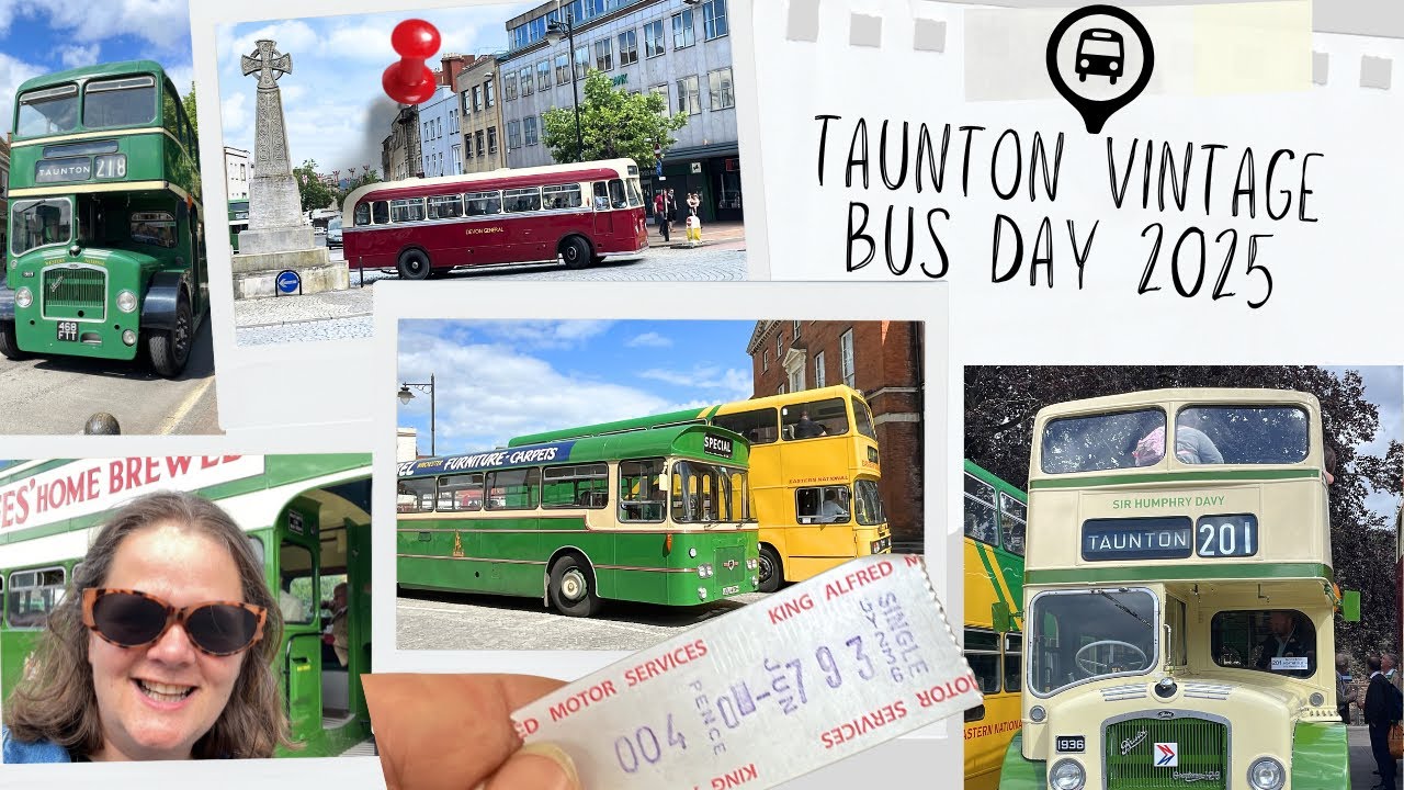 Taunton Vintage Bus Day 2025 | Ride With Me - YouTube