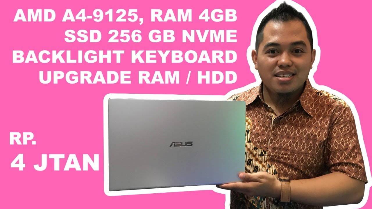 REVIEW DETAIL LAPTOP ASUS TIPE BARU M409B HARGA MURAH - YouTube