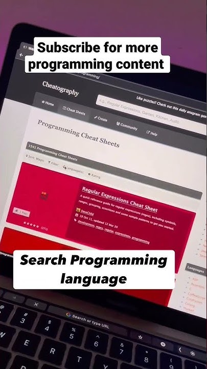 Get All Programming Language Cheat Sheets || The Indian Hacker - YouTube