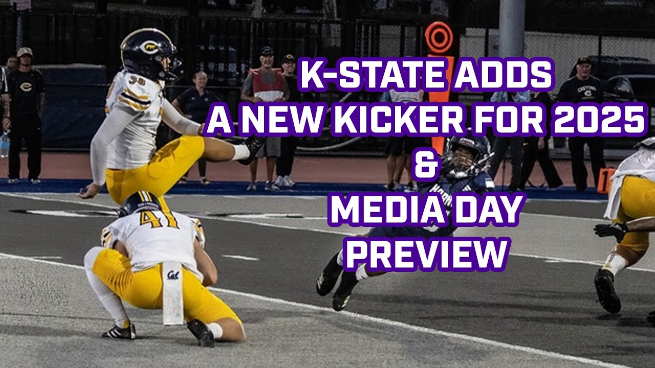 K-State adds a kicker, one week from Media Day - YouTube