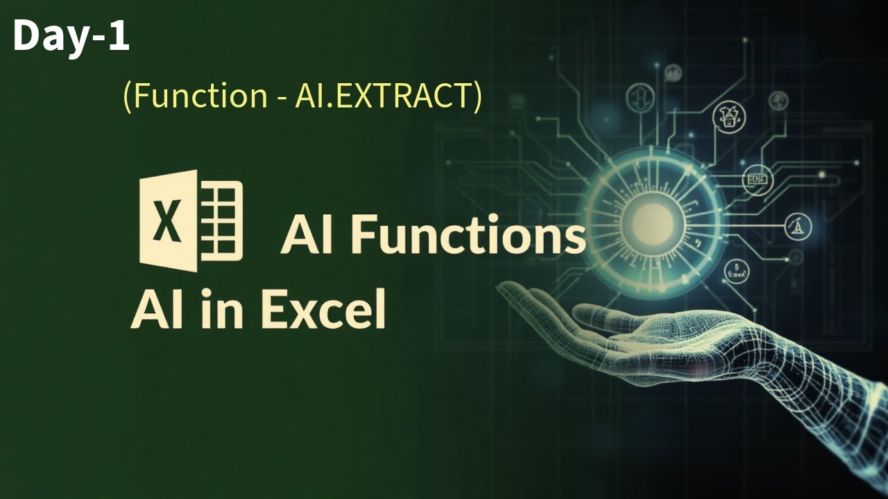 "Extract key information instantly with AI in Excel! #Excel #AIinExcel ...