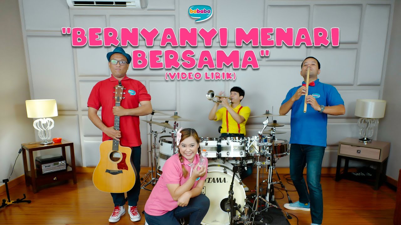 LAGU "BERNYANYI MENARI BERSAMA" (Video Lirik) | Bababa Kids Indonesia ...