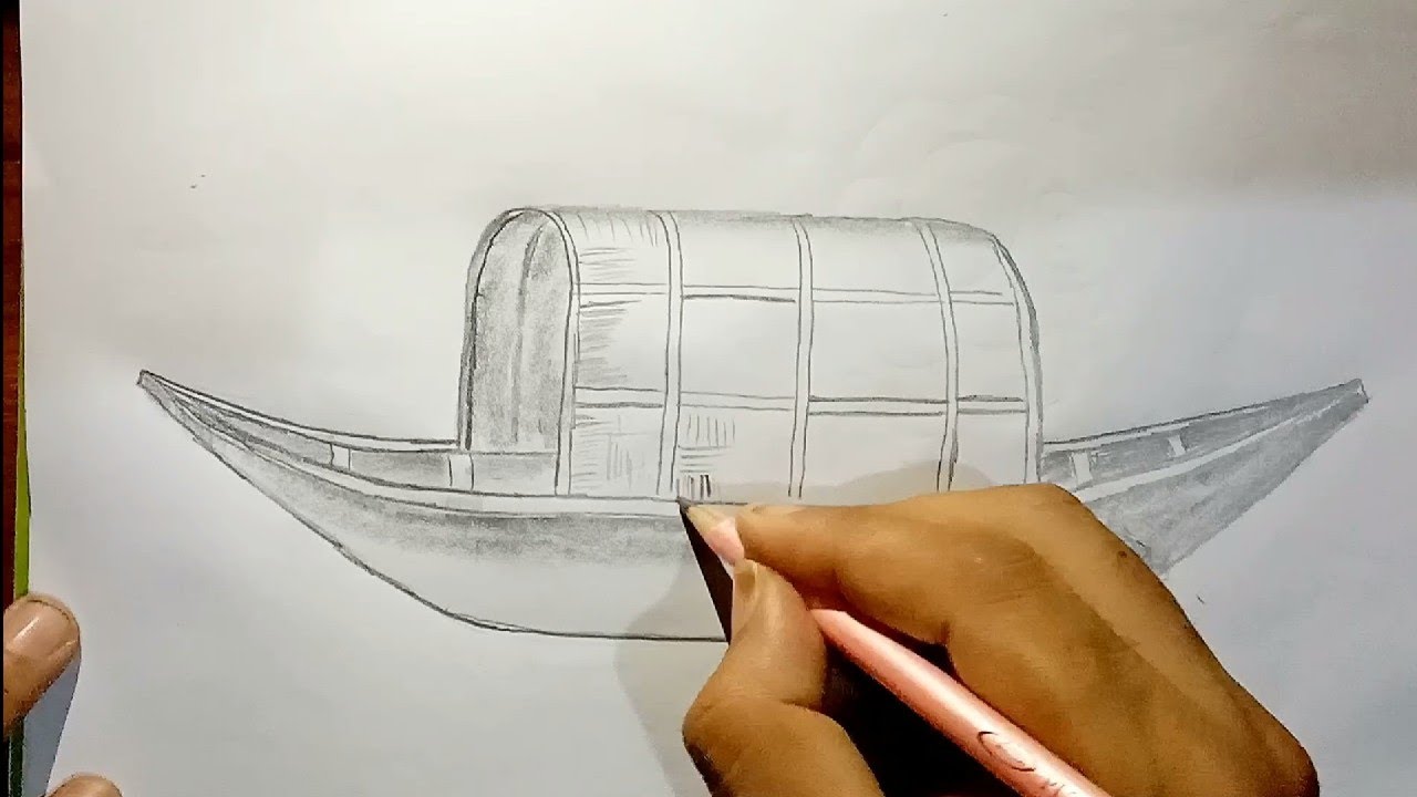 How to draw a nowka. pencil sketch - YouTube