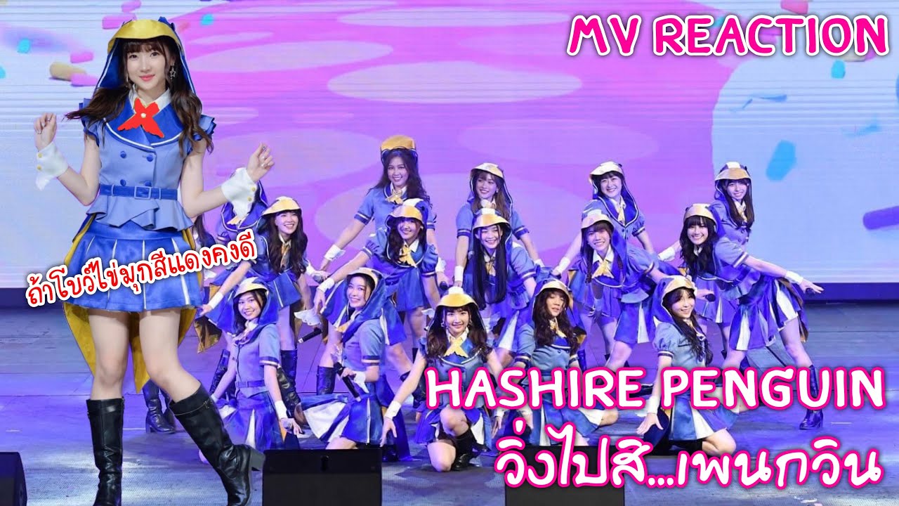 (BNK48) รีแอคชั่น Hashire Penguin วิ่งไปสิเพนกวิน - YouTube