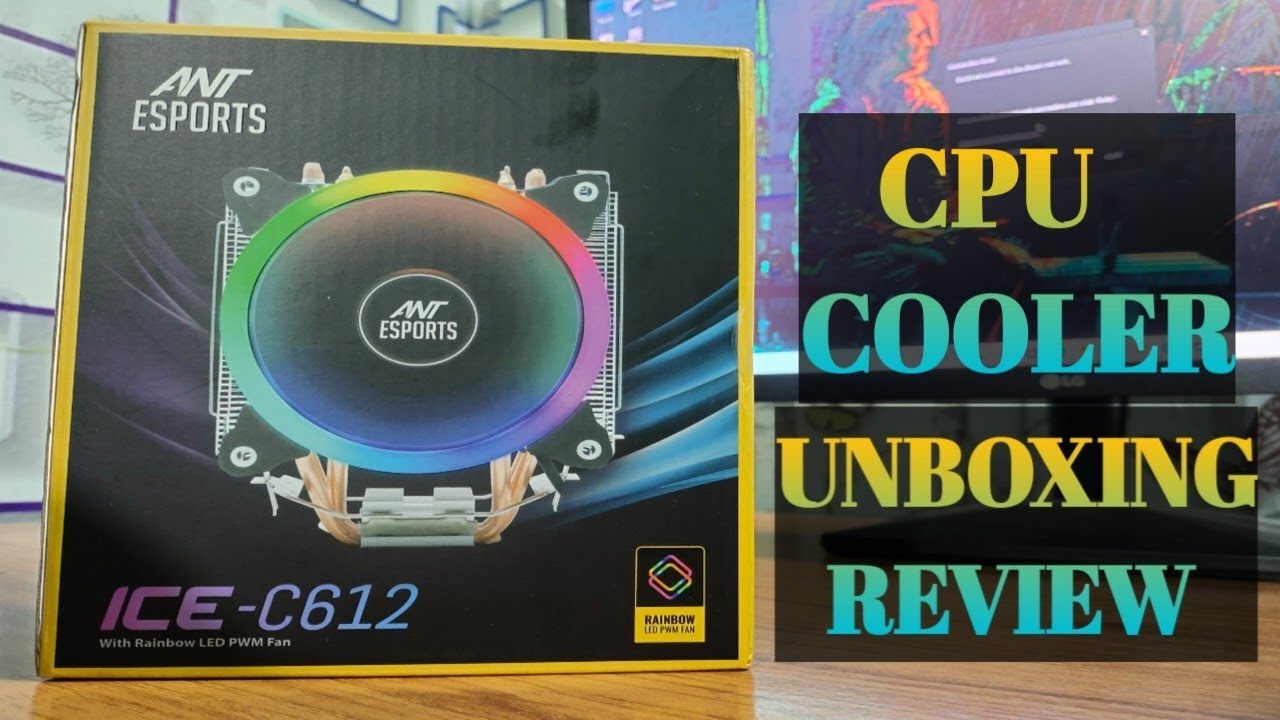 Ant Esports ICE-C612 with RGB CPU Cooler/Fan Unboxing & Review || - YouTube