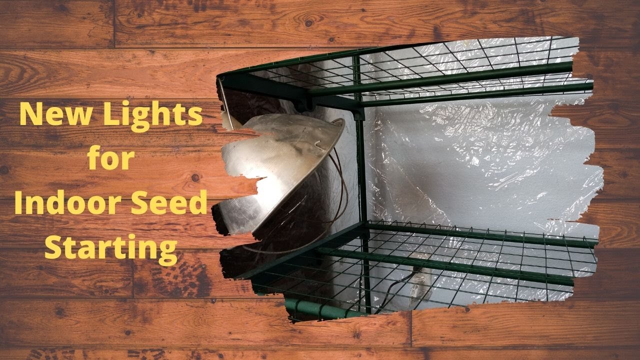 #128 New Lights for the Indoor Seed Starting - YouTube