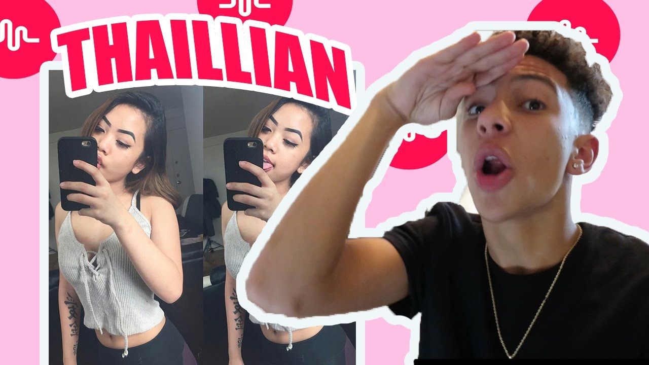 Thailiian Musical.ly REACTION! WTF SHES SINGLE NOW?! - YouTube