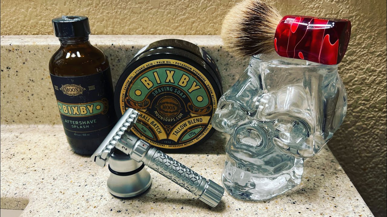 New “Bixby” Shave Soap & Pearl Flexi Open Comb Razor in todays Fathers ...