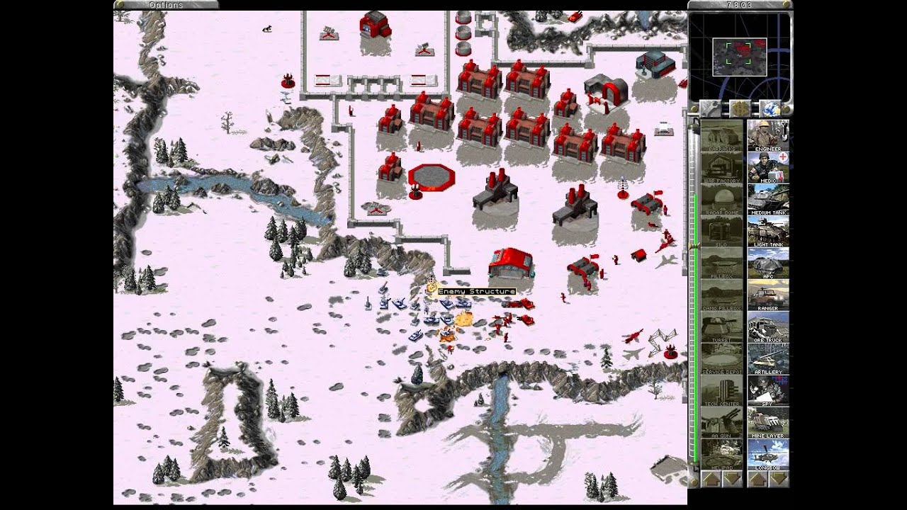 Red Alert 1 Allied Gameplay Walkthrough - Annoying Them With Artillery ...