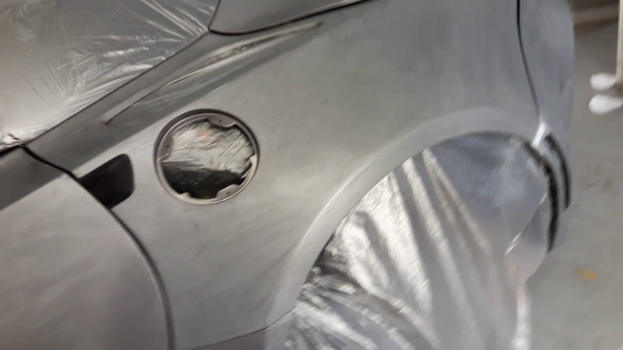 C7 Corvette widebody Color sand and minor body line adjustments before ...