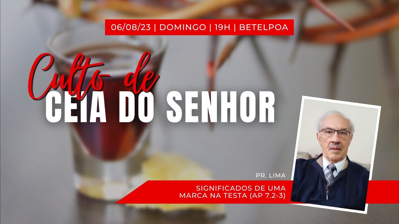Significados de uma marca na testa. Culto de Ceia do Senhor - 06/08 ...