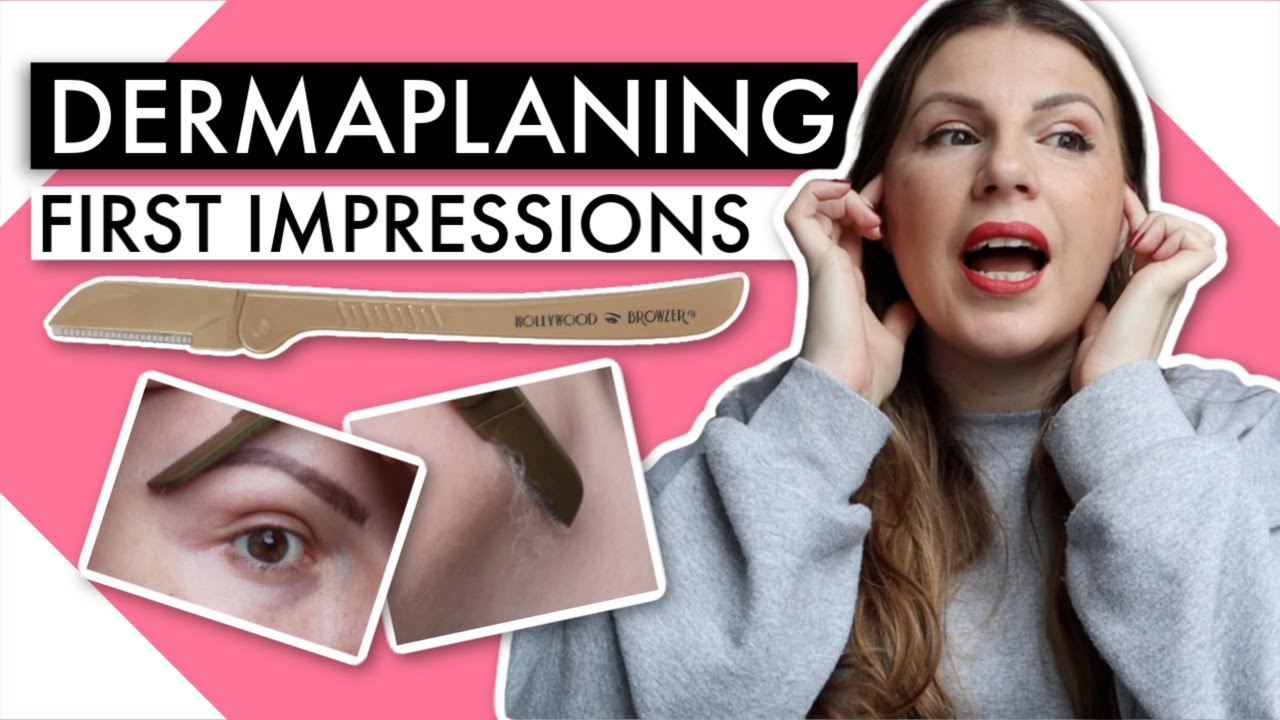 DERMAPLANING - Hollywood Browzer Review / AD - YouTube
