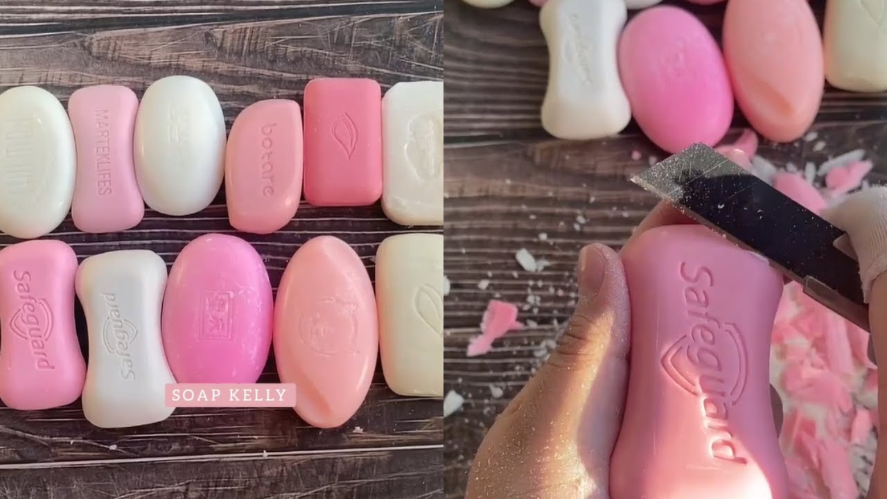 Cutting Soap ASMR 🧼Soap Crushing ️New Soap Carving Satisfying Videos ...