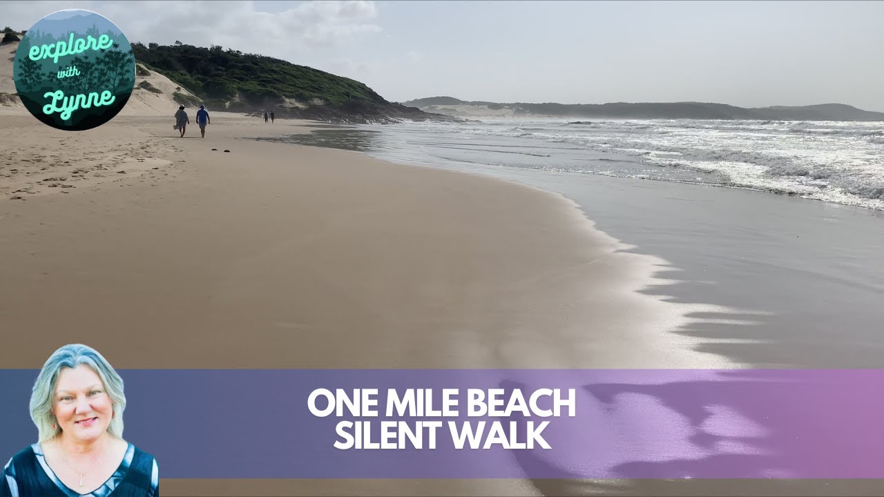 A Silent Walk Along One Mile Beach to Middle Rock - YouTube