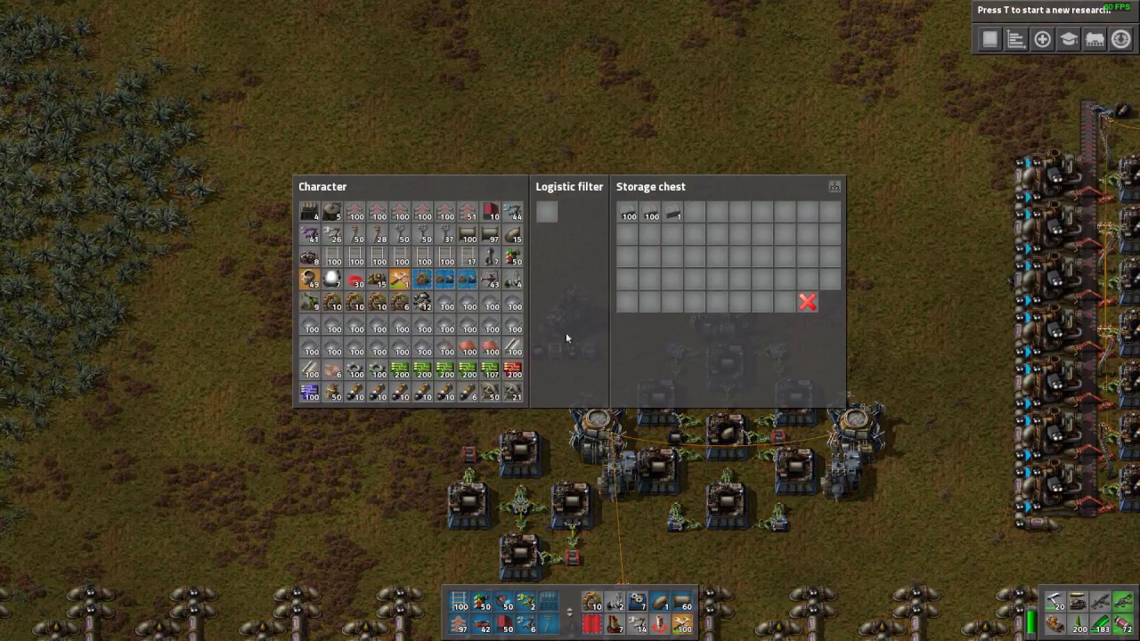 Factorio - Destroying trees like a boss - YouTube