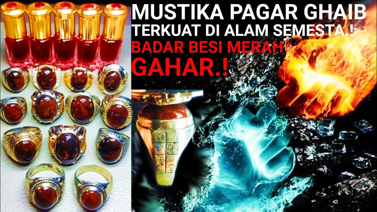Mustika PAGAR GHAIB Terkuat di ALAM SEMESTA.! Badar Besi Merah GAHAR ...