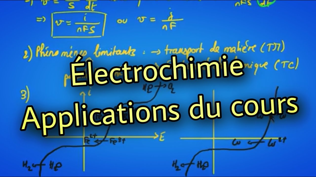 Électrochimie : applications du cours - YouTube