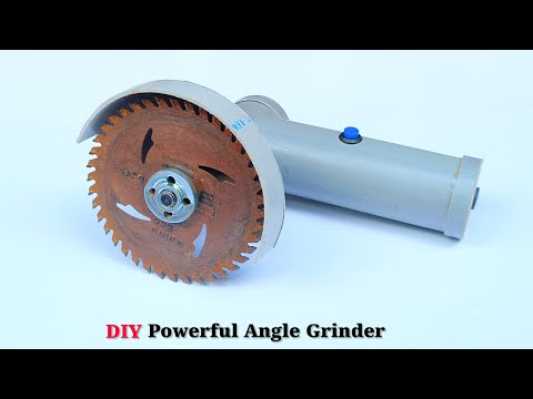 How to Make DIY Angle Grinder using 775 motor | Powerful Angle Grinder Machine
