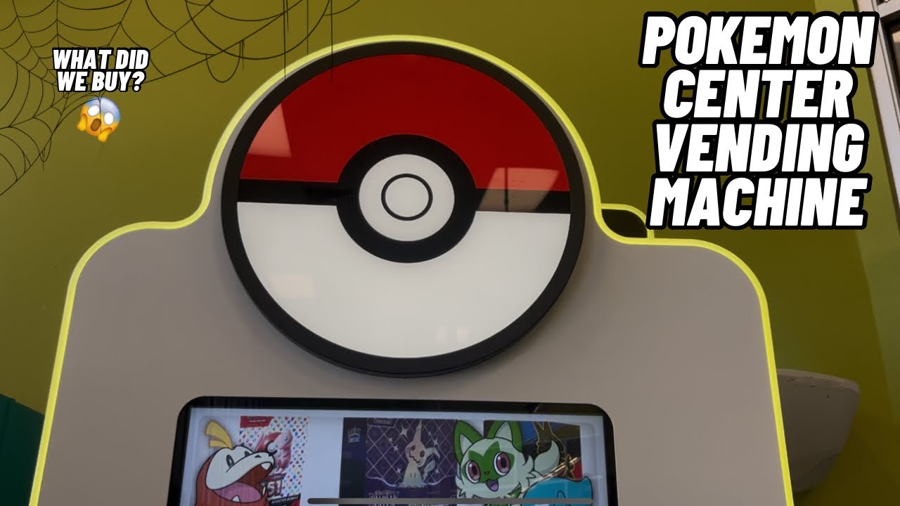 Pokemon Center Vending Machine ♡ What did we buy??? #pokemon - YouTube
