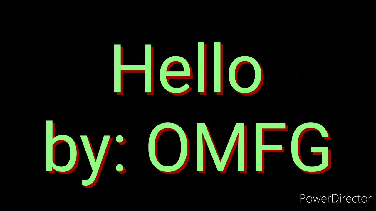 Hello by OMFG (launchpad project) - YouTube