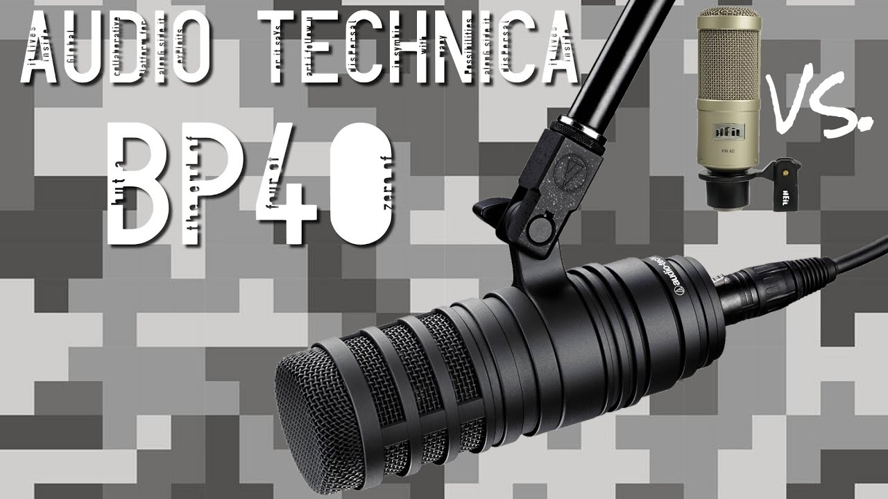 Audio Technica BP40 Broadcast Dynamic Microphone Test / Review - VS ...