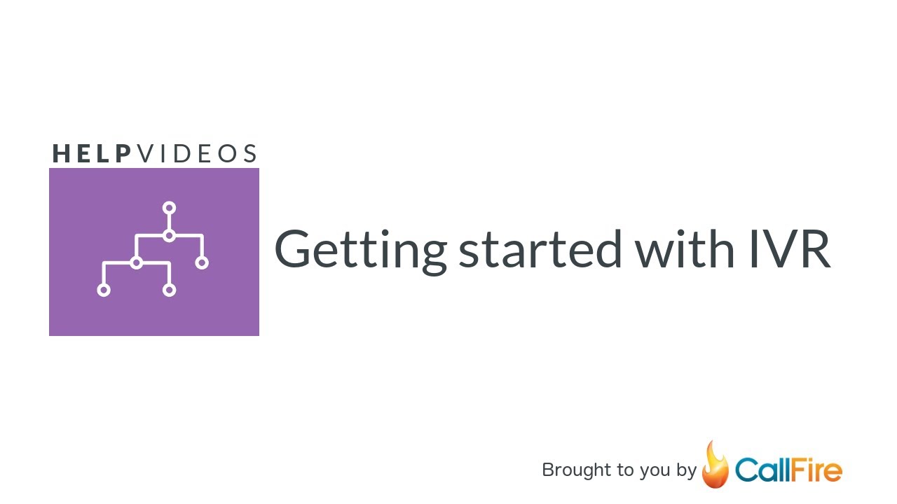 Creating an Inbound IVR | CallFire Help Video - YouTube