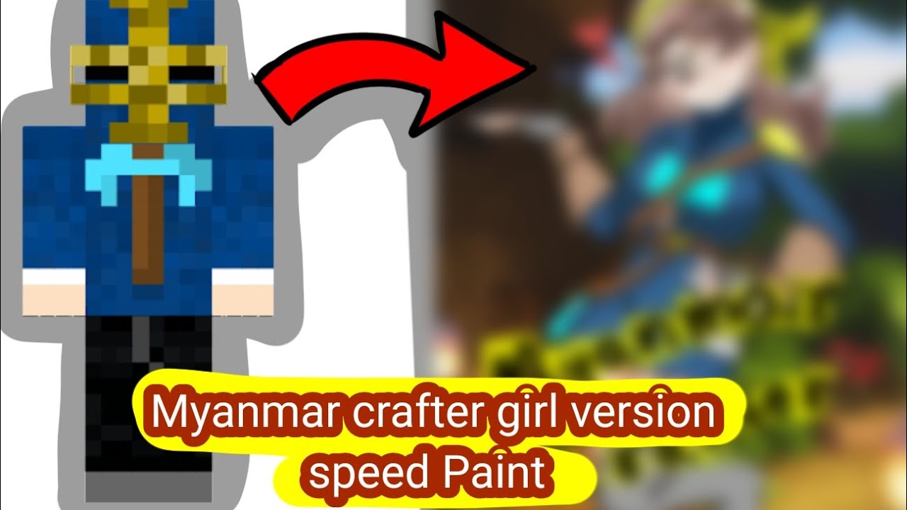 Myanmar crafter speed Paint - YouTube