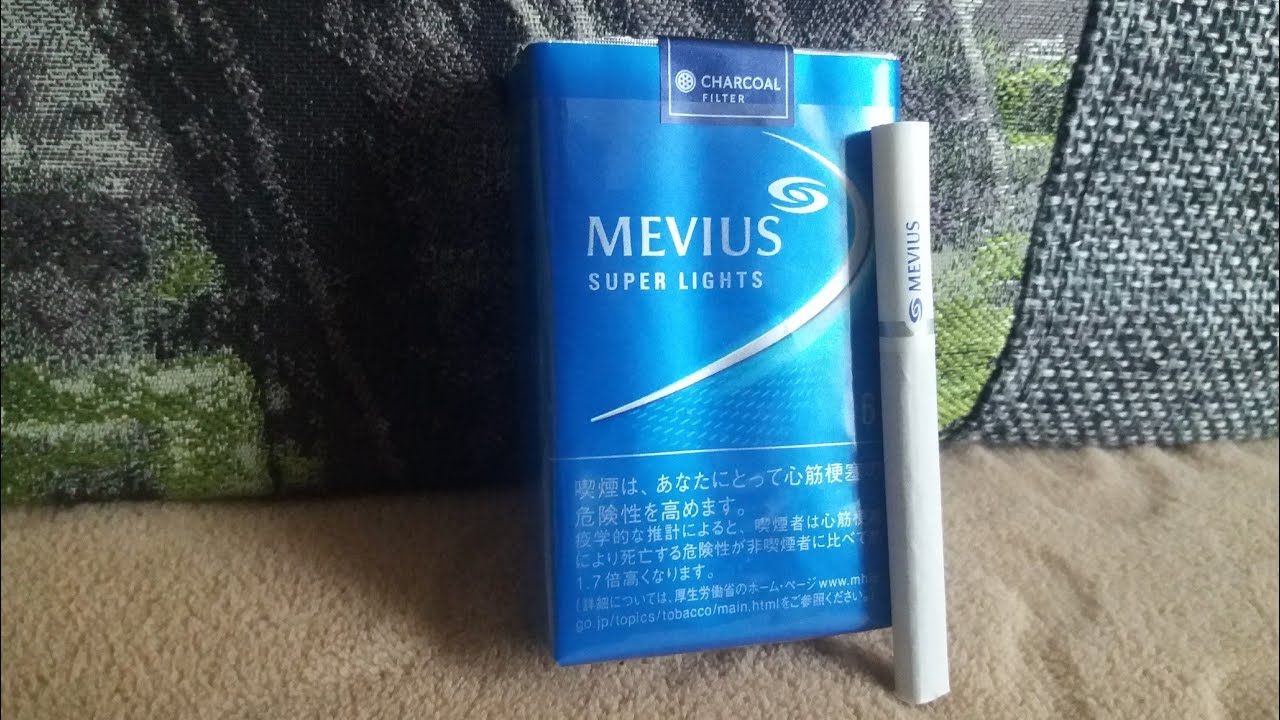 Японские сигареты Mevius Super Lights - YouTube