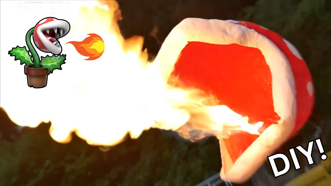 Fire-Breathing Piranha Plant: Mario’s Hottest Challenge Yet! - YouTube