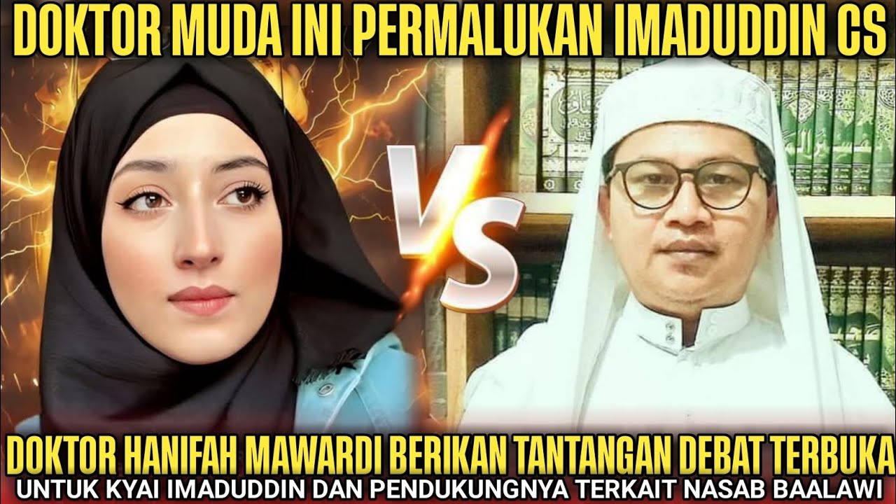 TANTANGAN DEBAT TERBUKADOKTOR HANIFAH MAWARDI UNTUK IMAD CS - YouTube
