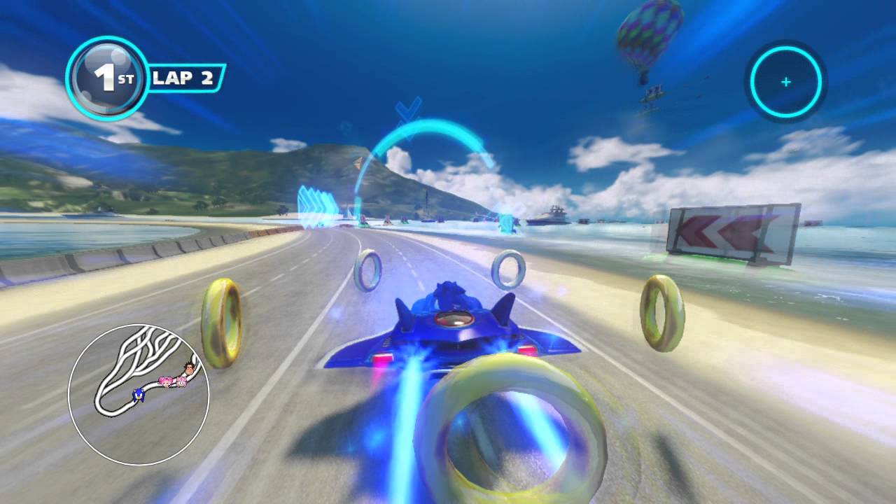 Sonic and All-Stars Racing Transformed OutRun Level - YouTube