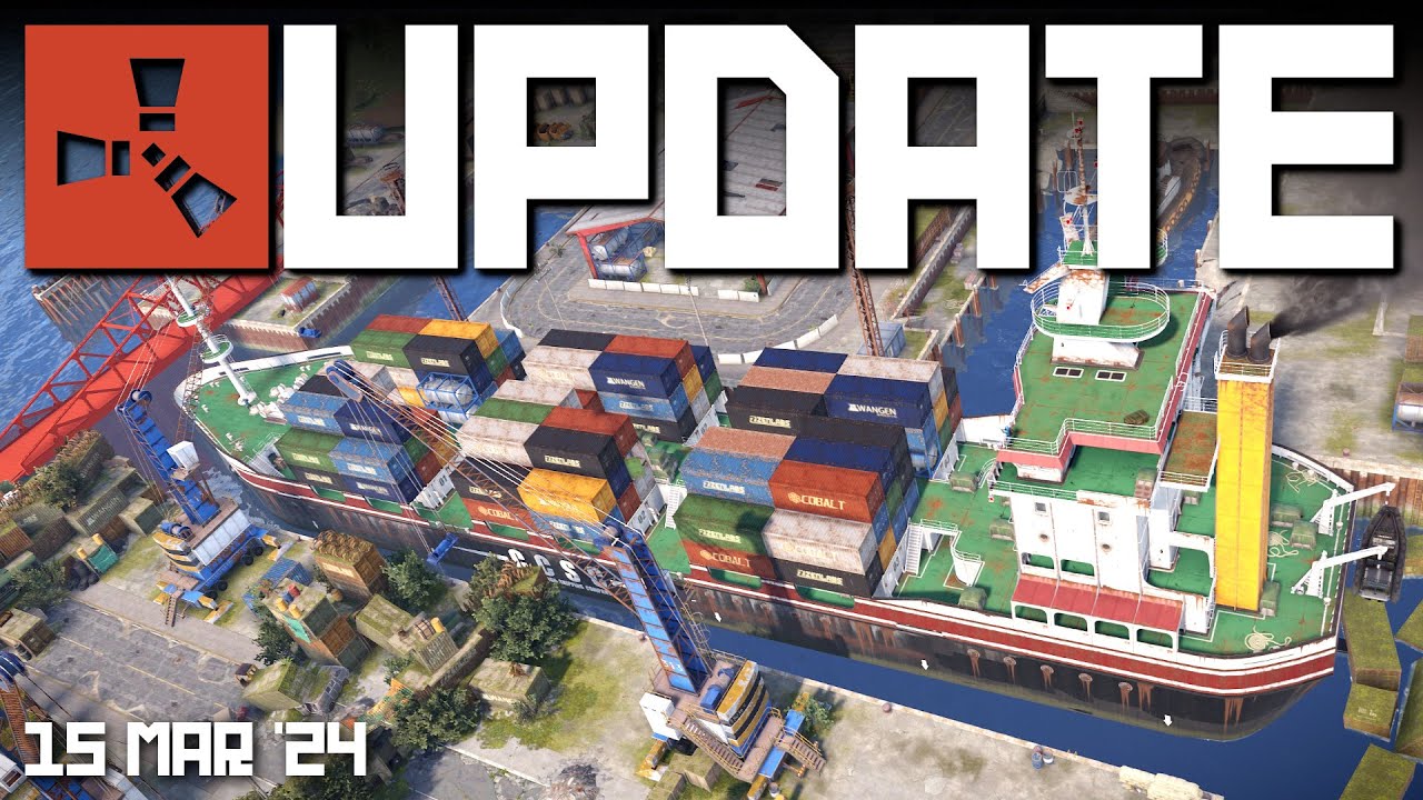 First look at Harbour and Oil Rig changes! | Rust Update 15th March ...