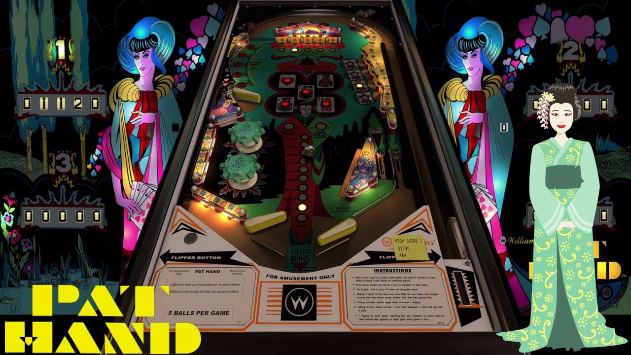 Pat Hand VPX (Williams, 1975) 1.5 | Gameplay Only - YouTube