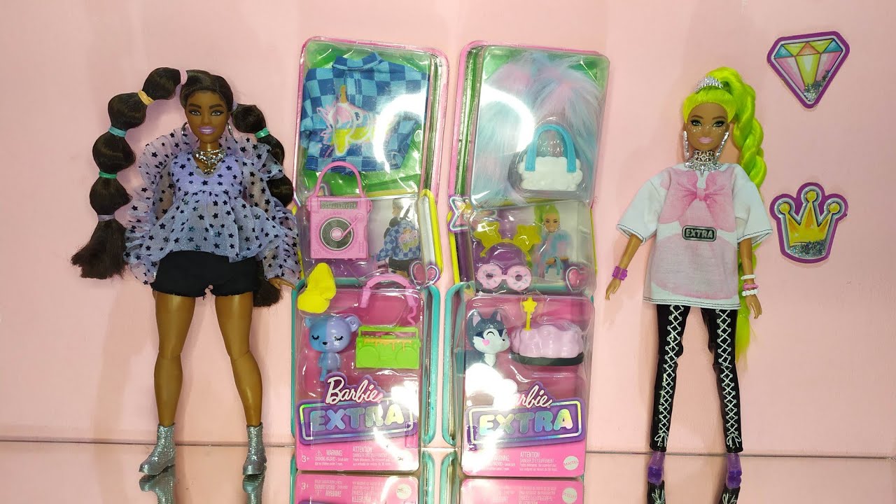 Review Barbie Extra Fashion Packs Em PortuguÊs Br Youtube