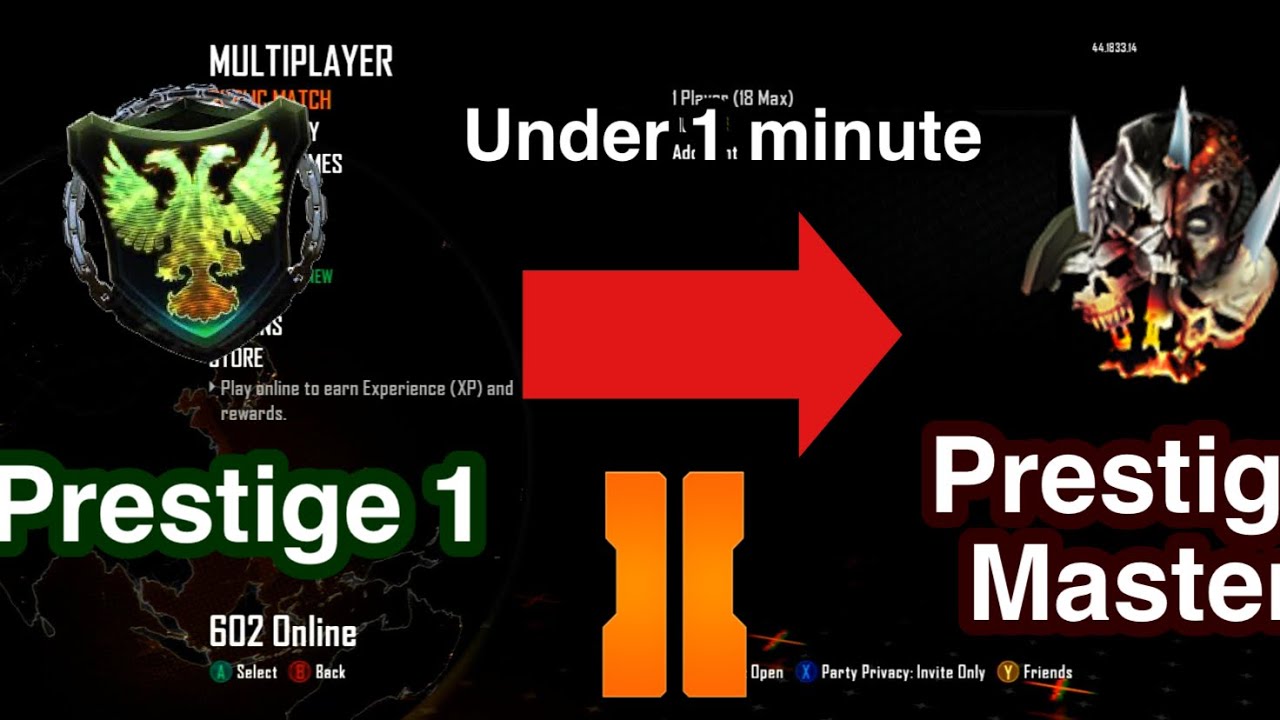 HOW TO GET TO ANY LEVEL/PRESTIGE ON BLACK OPS 2 !!! 2021 (NEW METHOD ...