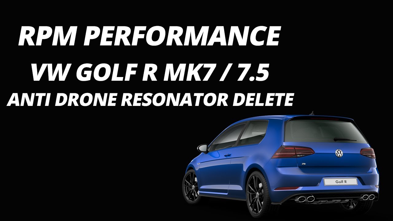 Vw Golf R MK7 Anti Drone Resonator Res Delete (Rpm Performance) - YouTube