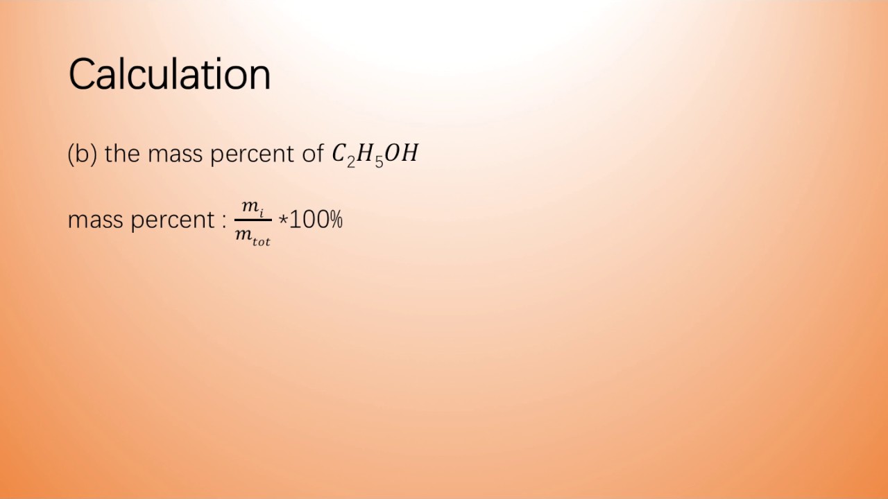 Calculating Mole Fraction Mass Percent And Molality Of A Solution 13 Calculating Mole Fraction Mass Percent And Molality Of A Solution 13