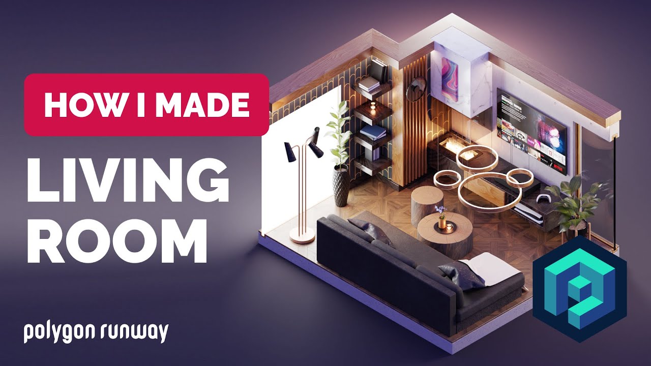 Modern Living Room In Blender 3D Modeling Process Polygon Runway modern-living-room-in-blender-3d-modeling-process-polygon-runway