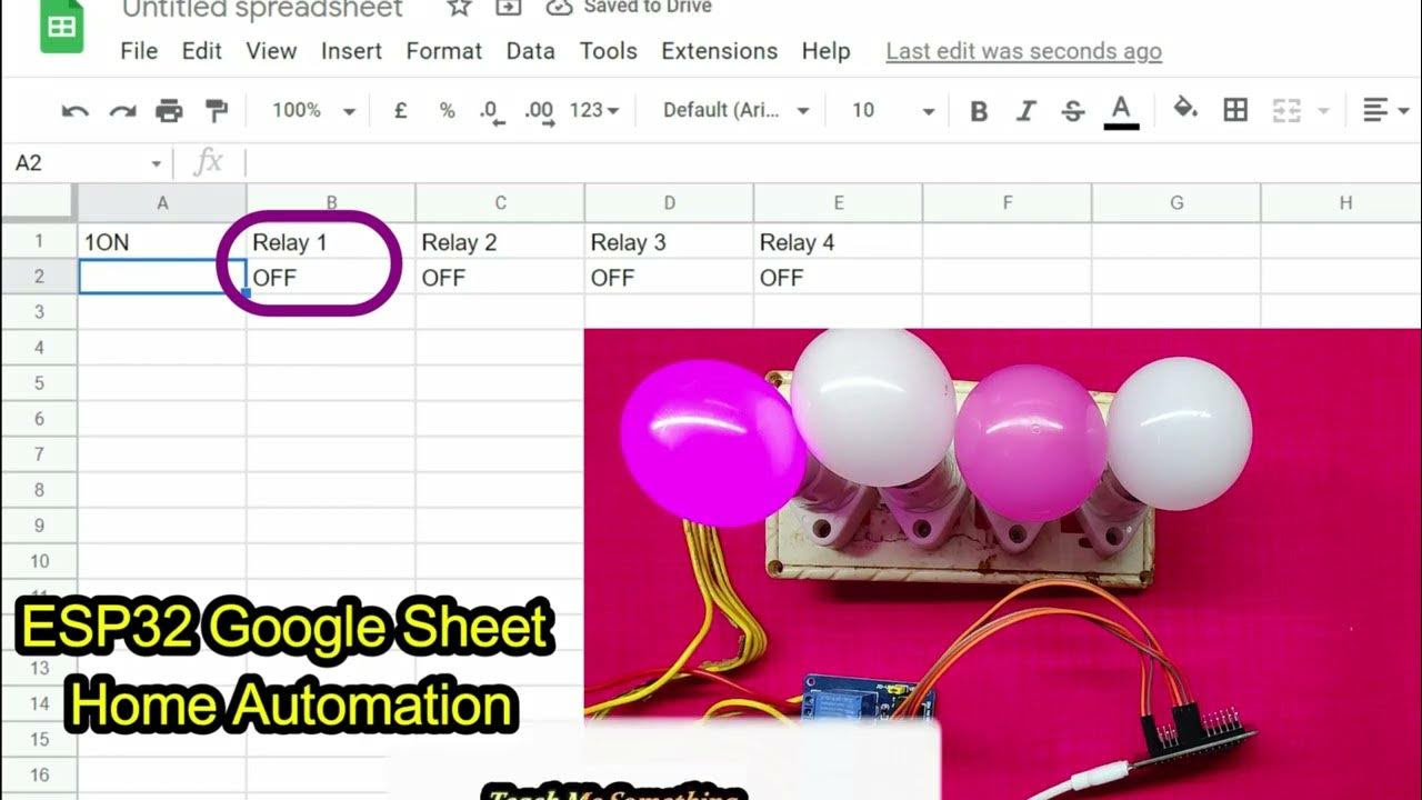 ESP32 Google Sheet Home Automation | arduino read google sheet | esp32 get data from google ...