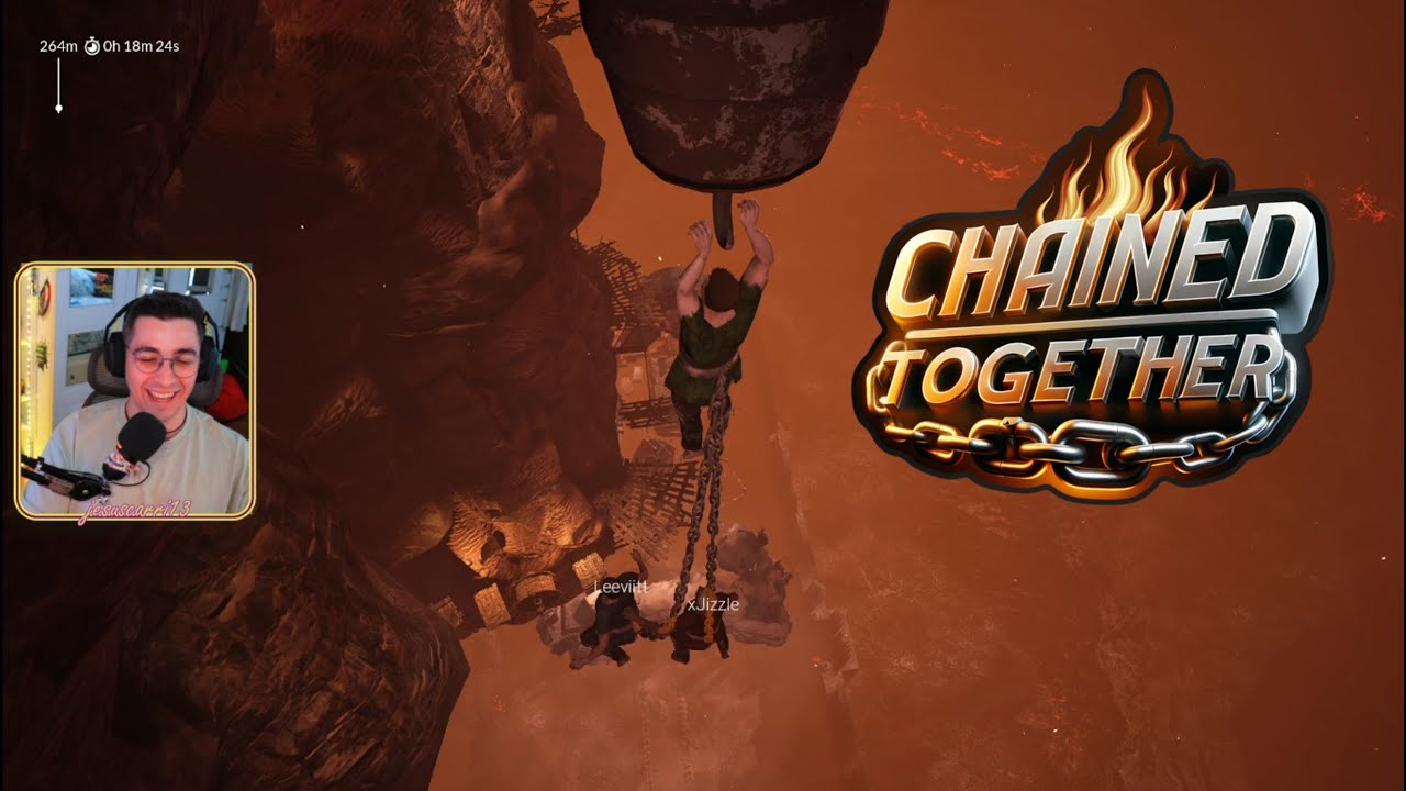 ⛓LA CADENA ES MÁS FUERTE QUE NUESTRA AMISTAD🤬 | CHAINED TOGETHER #1 ...
