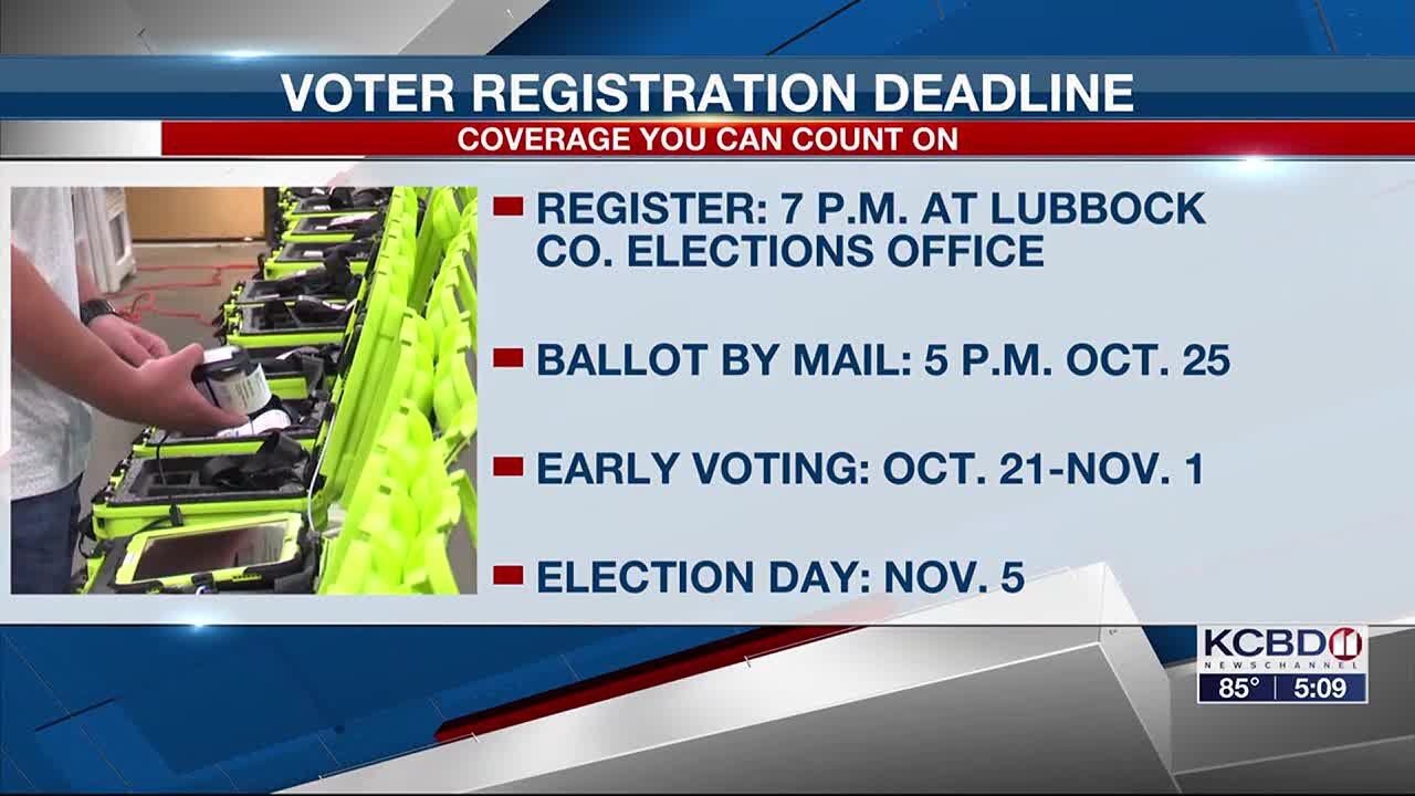Lubbock County Elections Office extends hours as Monday deadline to ...