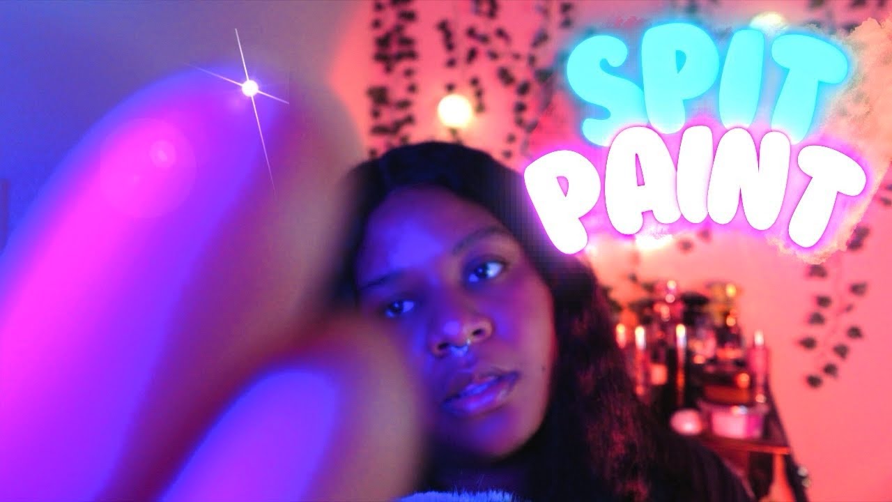 ASMR | Spit Painting You to Sleep + Tingly Mouth Sounds - YouTube