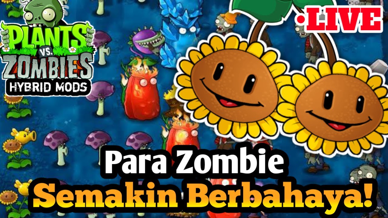 PARA ZOMBIE SEMAKIN BAR-BAR! Plants vs. Zombies GAMEPLAY #18 - YouTube